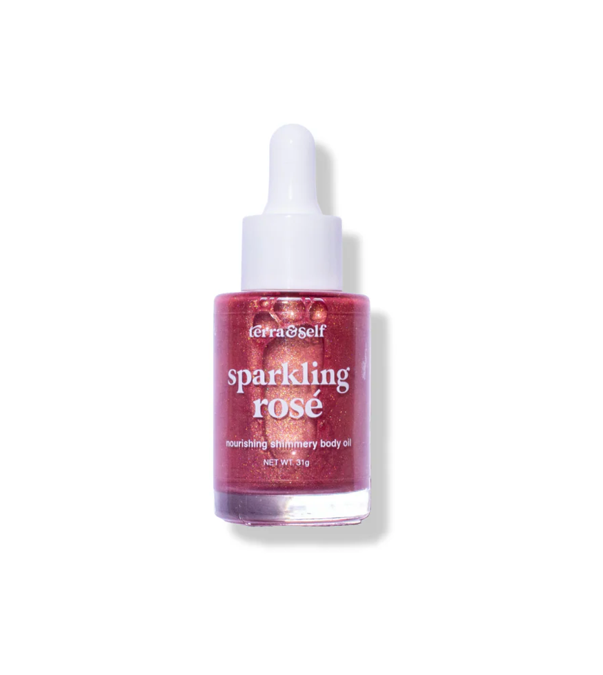 Mini Sparkling Rose Body Glow Oil – Studio About Her